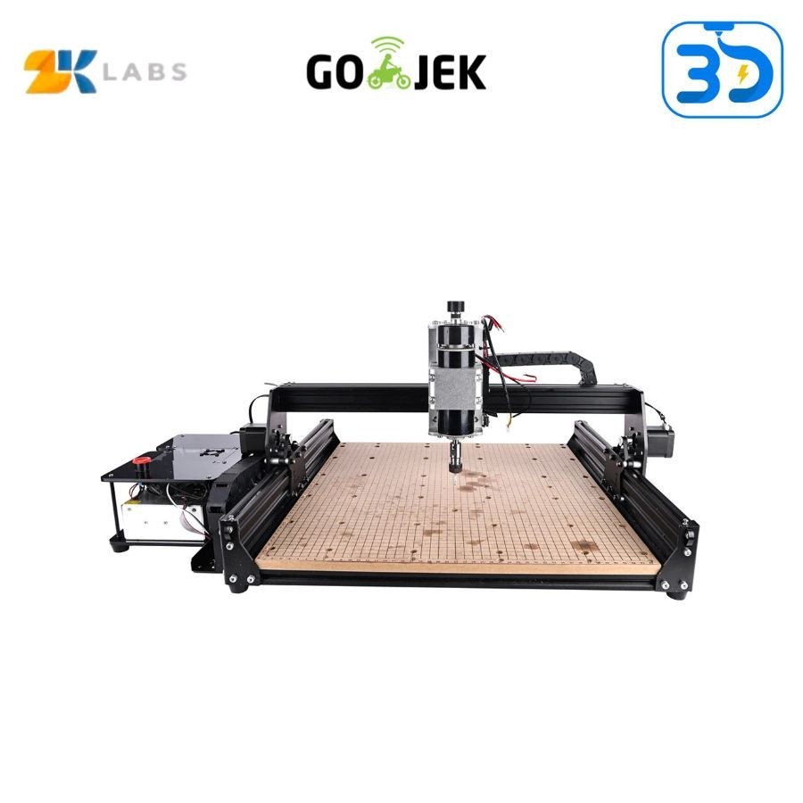 Jual ZKLabs CNC Router 4540 with 500W Spindle 3 Axis PCB Wood Aluminium | Shopee Indonesia