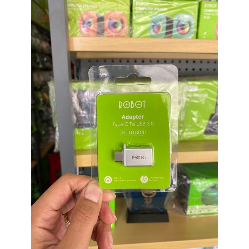 Jual ROBOT OTG RT-OTG04 Type C to USB 3.0 Small Portable Alumunium Case ...