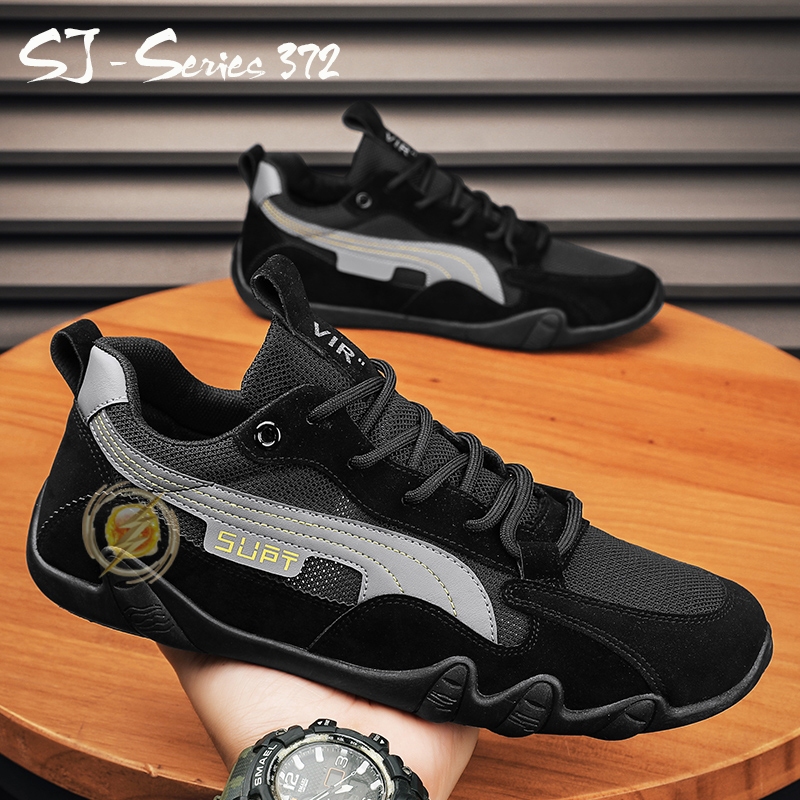 Jual [DELIST] Free Box + Kaos Kaki -Sepatu Sneakers Pria Casual Simple ...
