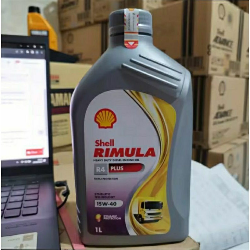 Jual Oli Shell Rimula R4 Plus 1 liter | Shopee Indonesia