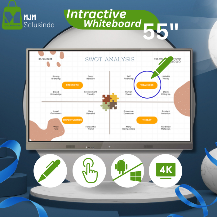 Jual Interactive Whiteboard 55 Inchi Smartboard Educations Board ...