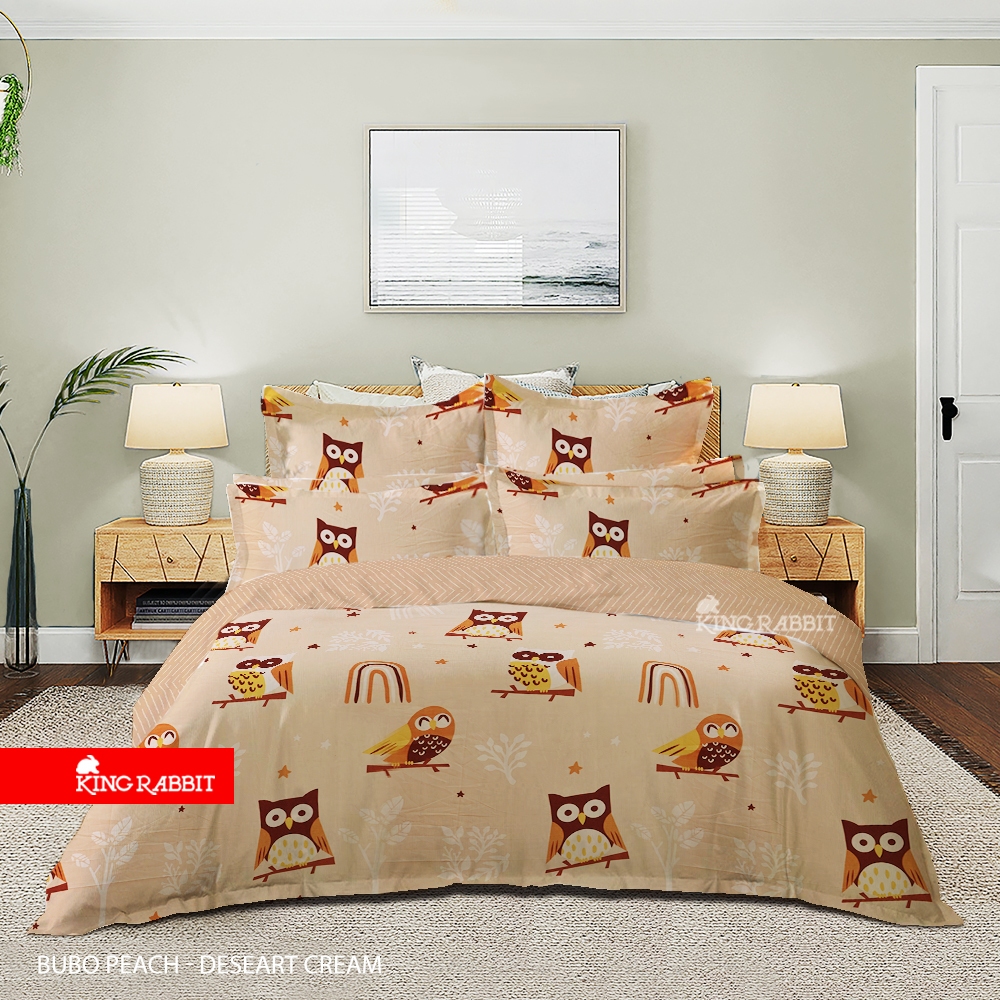 Jual King Rabbit Organic Bamboo Velvet Complete Set Bed Cover & Sprei ...