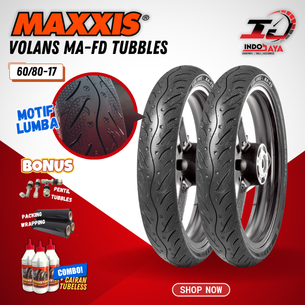 Jual [BAYAR DI TEMPAT] BAN LUAR MAXXIS TUBELESS VOLANS RING 17 (60/80 ...