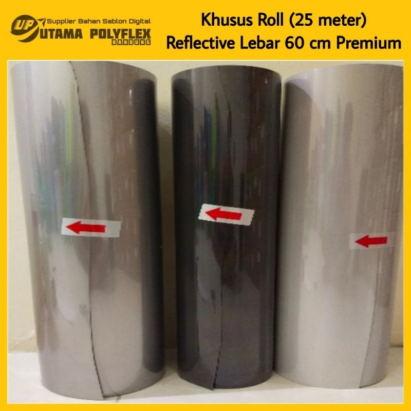 Jual (Khusus Roll 25 m) Polyflex Reflective Lebar 60 cm Premium Quality ...