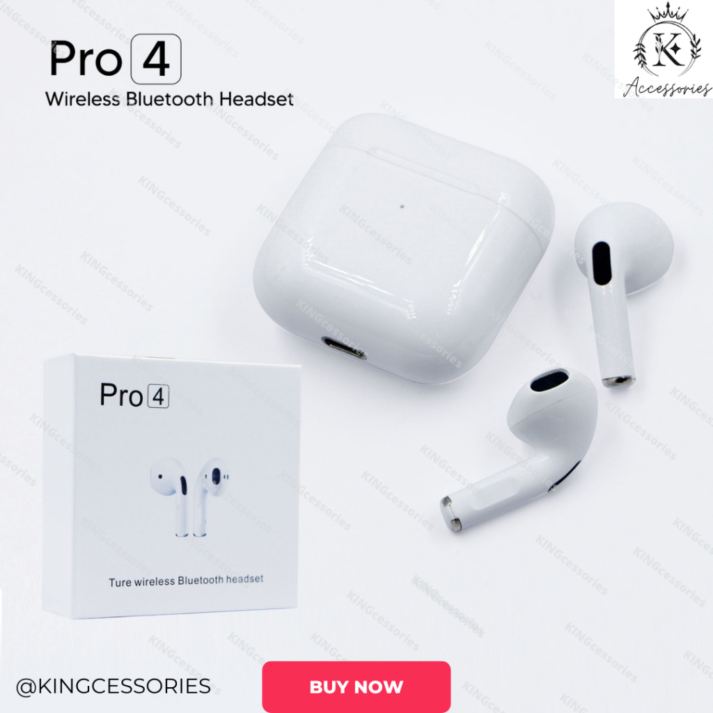 Jual EarPods TWS 4 PRO Headset Bluetooth PRO 4 TWS Bluetooth V5.1 with ...