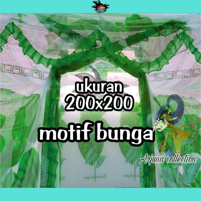 Jual kelambu nyamuk motif bunga jumbo | Shopee Indonesia
