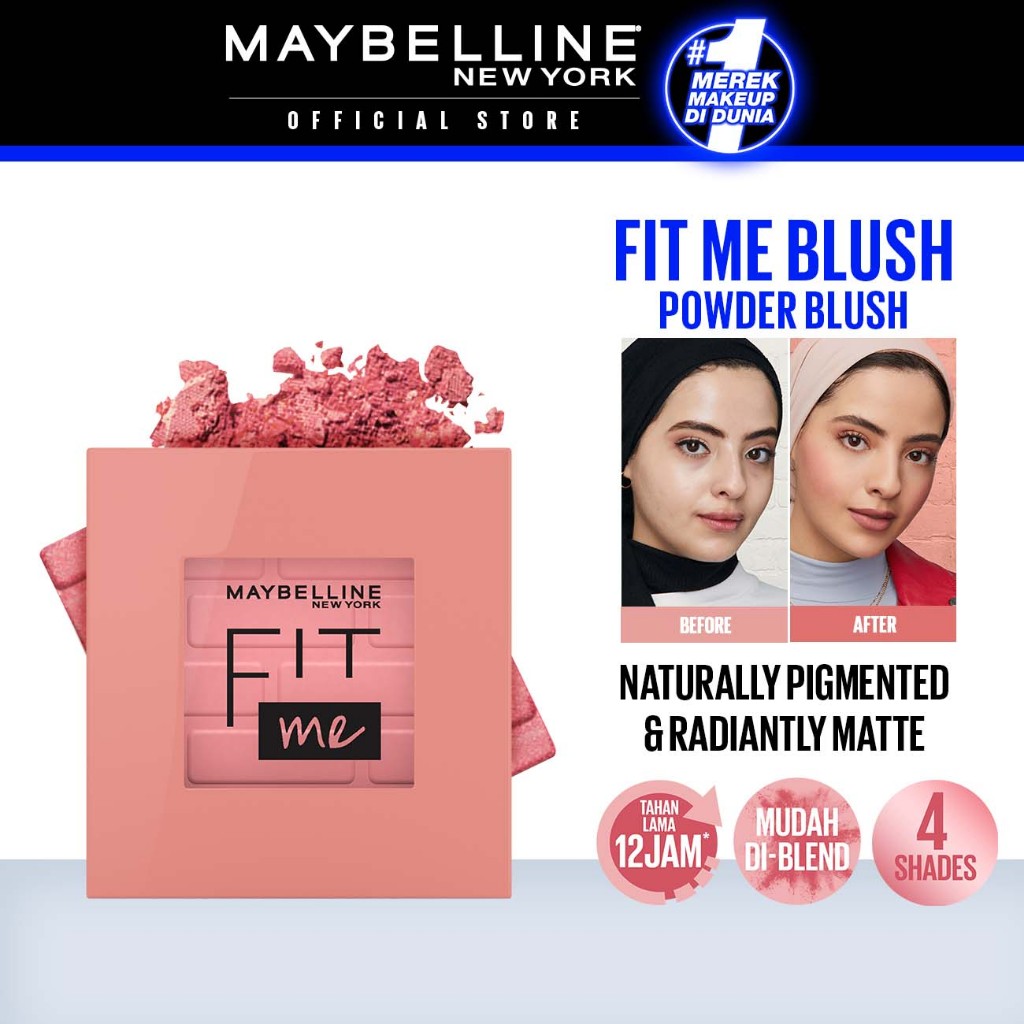 Jual MAYBELLINE OFFICIAL Fit Me! Powder Blush Make Up - Blush On ...