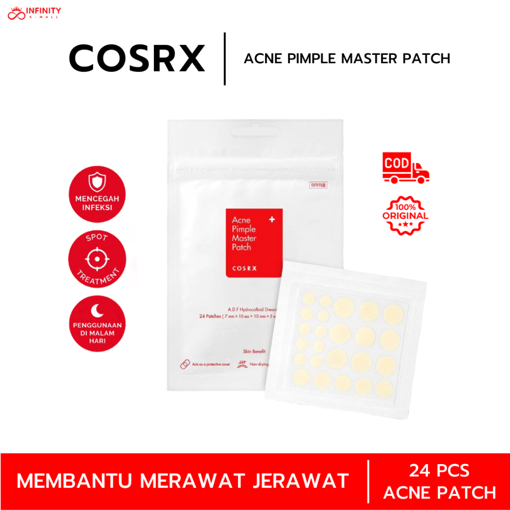 Jual [100% ORI] COSRX Acne Pimple Master Patch - Sticker Jerawat (24 ...
