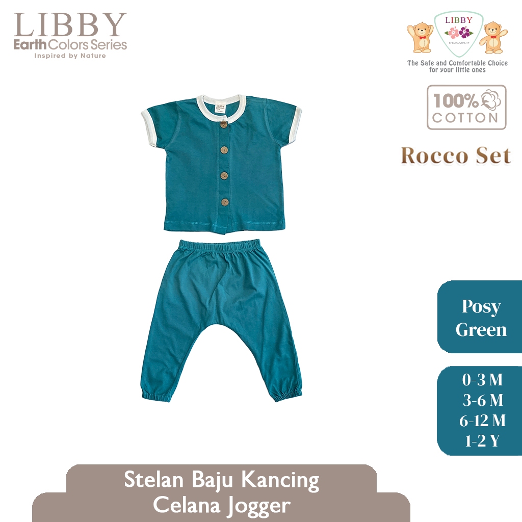 Jual LIBBY Earth Setelan Rocco Set Pendek Celana Jogger Seri 2 Bayi dan Anak Unisex usia 0-4 ...