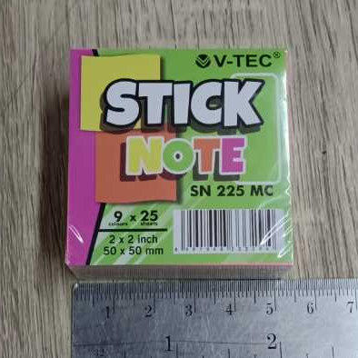 Jual Sticky Note - Stick Note VTec SN-225 MC 5 x 5 cm | Shopee Indonesia