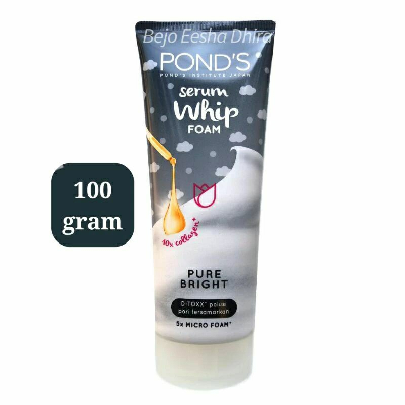 Jual Ponds Serum Pure Bright Whip Foam 100gr | Shopee Indonesia