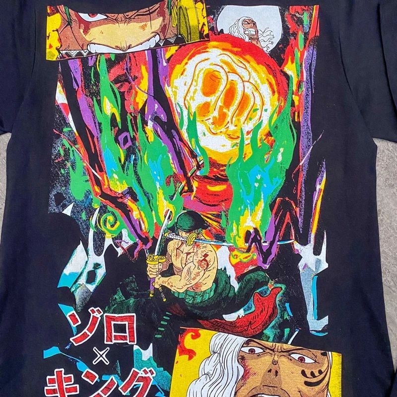 Jual Kaos Bootleg Zoro VS King / Sanji VS Queen | Shopee Indonesia