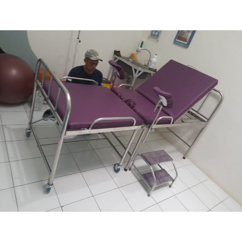 Jual Verlos Bed / Bed Partus / Bed Persalinan - Stainless | Shopee ...