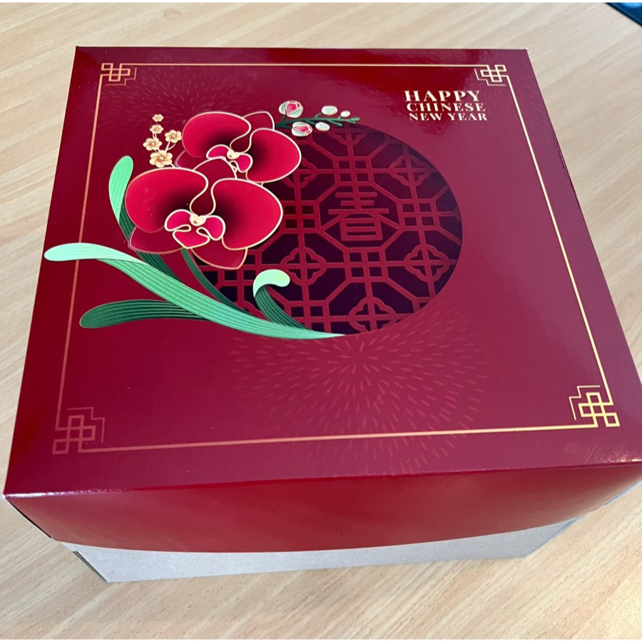 Jual ( 3 pcs ) Box Parcel Kue Bolu Lapis Legit Imlek Sincia CNY Chinese ...