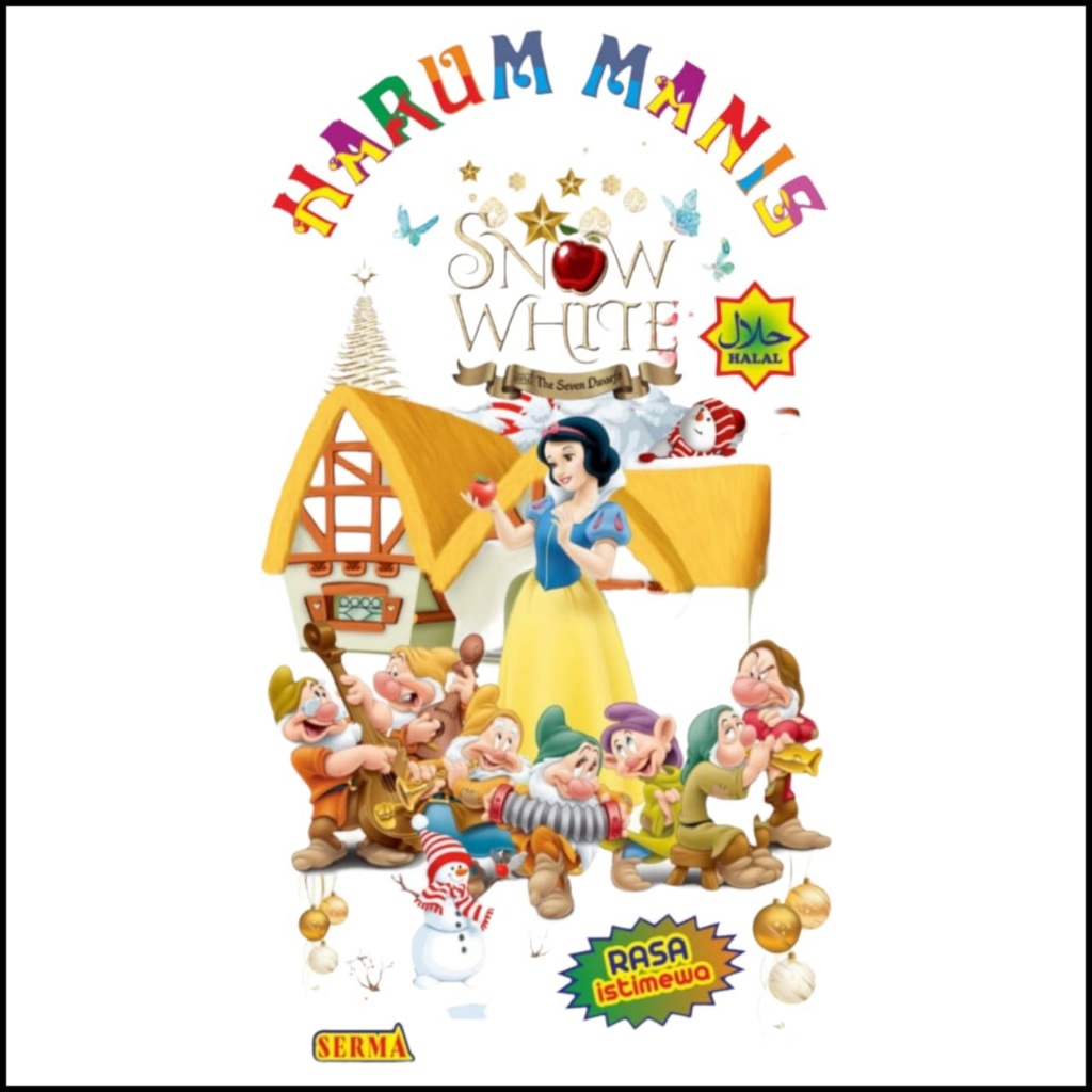 Jual Plastik Harum Manis 1 Pack 4 Gambar SERMA 4 DIMENSI // Plastik ...