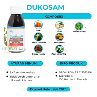 Jual madu dukosam herbal ori dukosam madu asam urat madu kolesterol ...