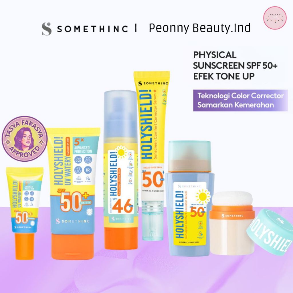 Jual SOMETHINC Holyshield! UV Watery Sunscreen Gel SPF 50+ PA++++|50GR ...