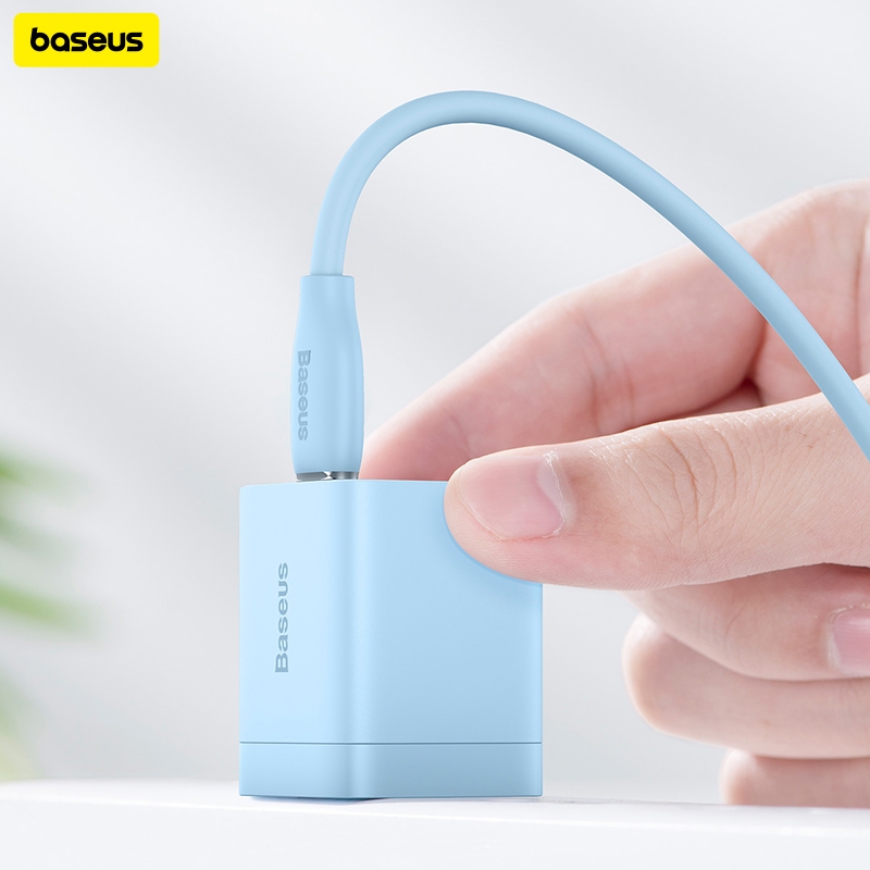 Jual Baseus Super Si Pro Quick Charger 1C 20W + Kabel C to Lightning CN ...