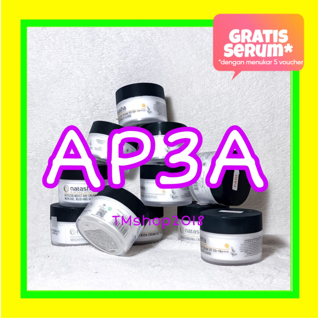 Jual Krim Jerawat Pagi Natasha AP3A Acne Day Cream 10 gram by dr Fredi ...