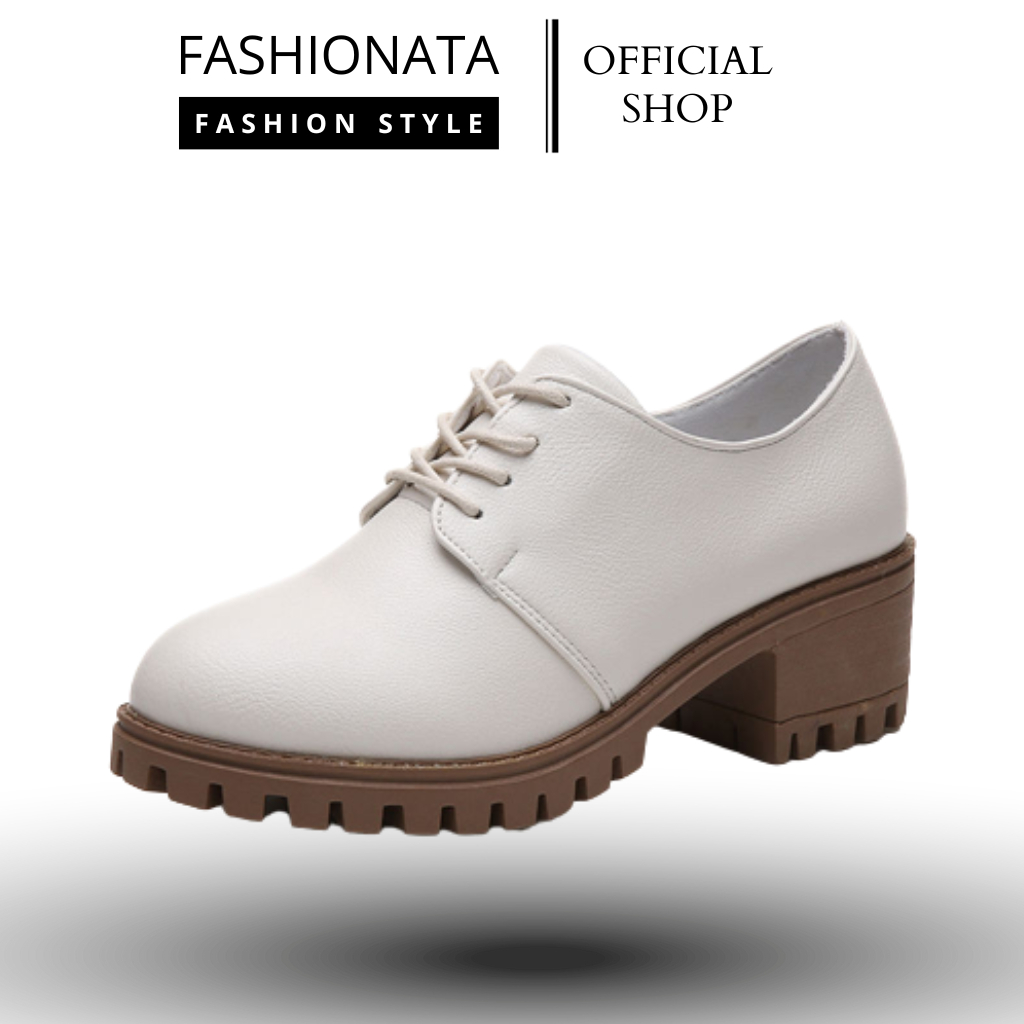 Jual [ FASHIONATA ] Sepatu Oxford Wanita Premium Quality FN163 | Shopee ...