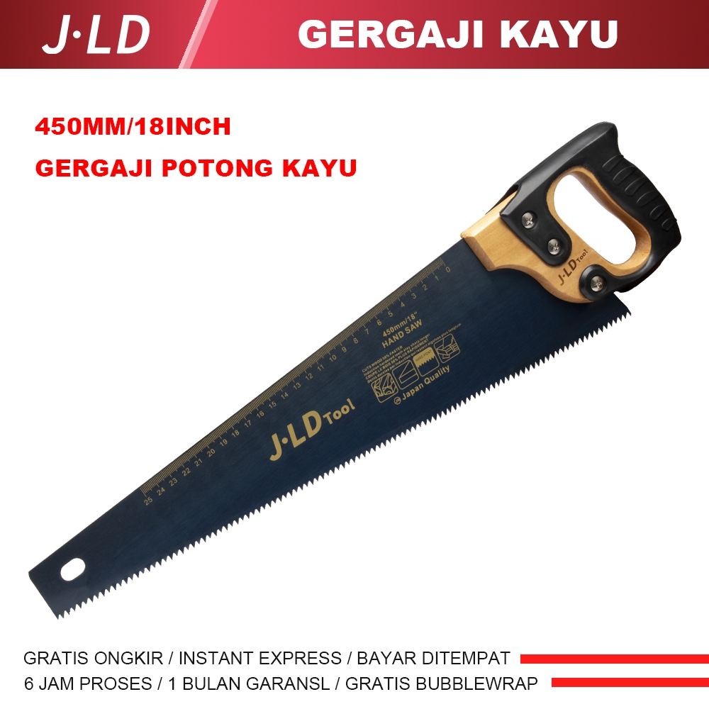 Jual JLD 18inch Gergaji potong kayu Gergaji kayu saw Hand Saw Heavy ...