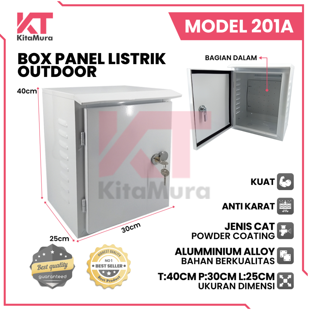 Jual Box Panel Listrik Outdoor 201A || Box Panel Listrik Waterproof ...