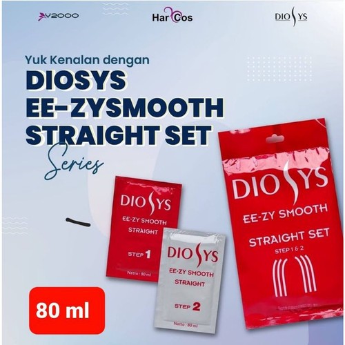 Jual DIOSYS EE-ZY SMOOTH STRAIGHT SET 80 ML (Step 1+ Step 2) | Shopee ...