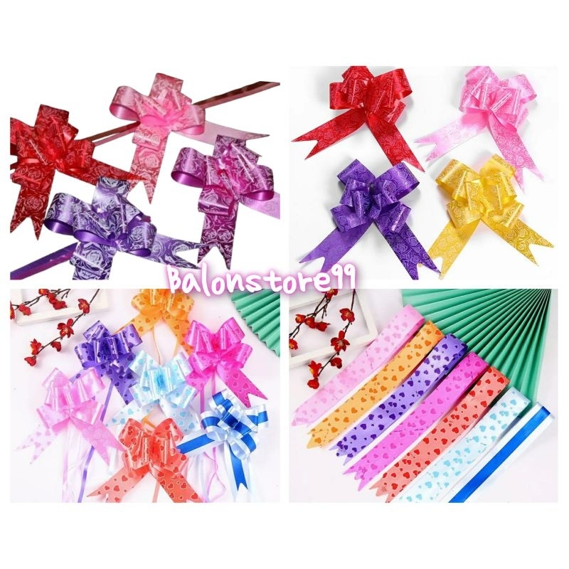 Jual Pita tarik motif 3cm/30mm 1pack isi 10pc / pita motif | Shopee ...