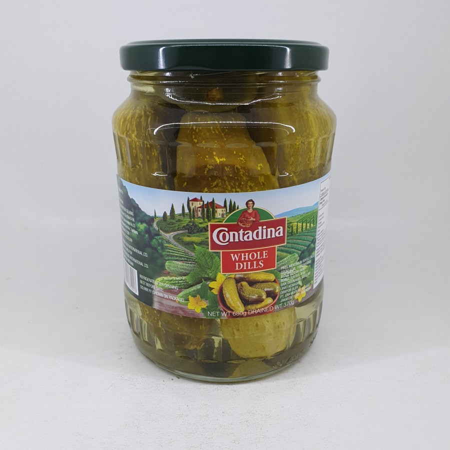 Jual GHERKIN CONTADINA WHOLE DILLS 680g/Pikel Mentimun | Shopee Indonesia