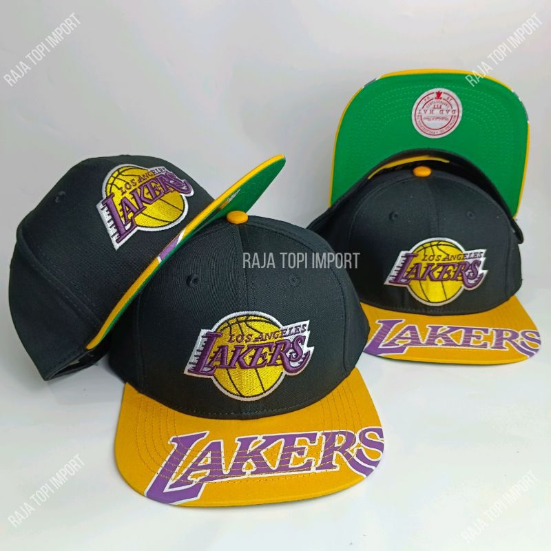 Jual KOLEKSI TOPI LAKERS IMPORT - TOPI SNAPBACK LOS ANGELES LAKERS NBA ...