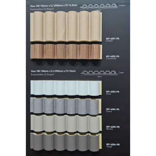 Jual WP 6005 PB Mocha | TACO WPC Deco Panel Small Waves | Wall Panel ...