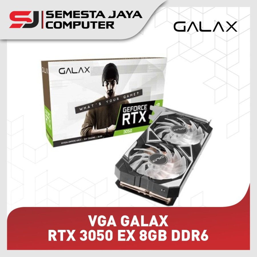 Jual VGA GALAX RTX 3050 EX 8GB DDR6 | RTX3050 8GB GDDR6 | Shopee Indonesia