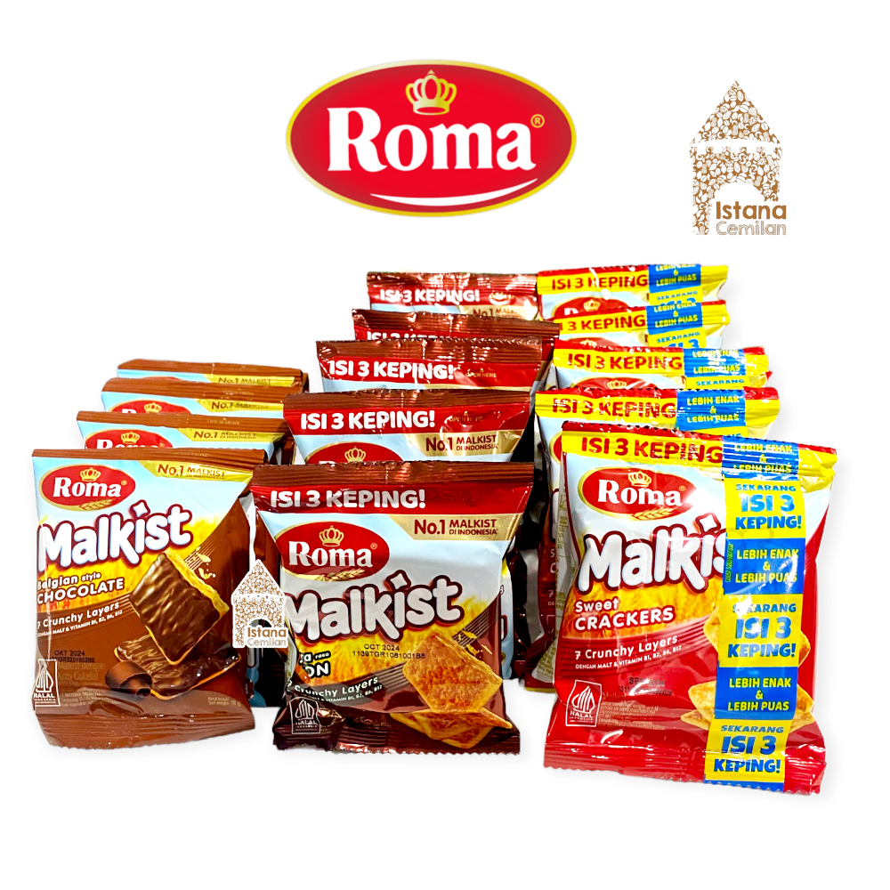 Jual Roma Malkist Renceng isi 10 Pcs ( Abon | Gula | Cokelat ) | Shopee ...