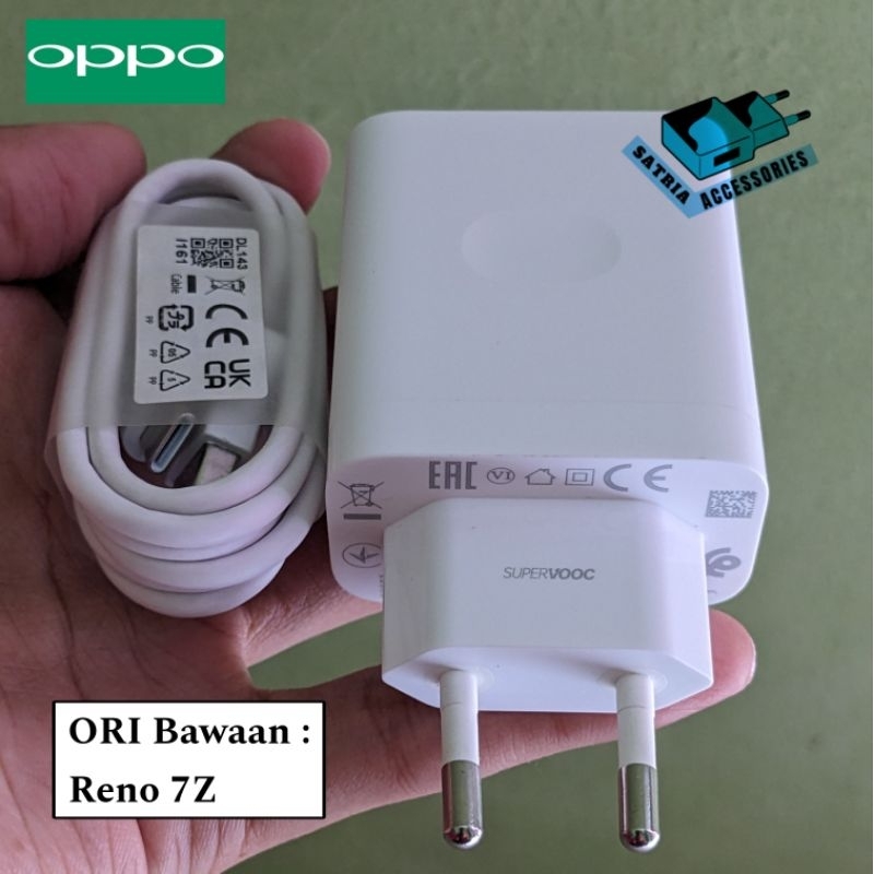 Jual Charger Oppo SUPERVOOC 33W Asli ORIGINAL 100% Bawaan Hp (Reno 7Z ...