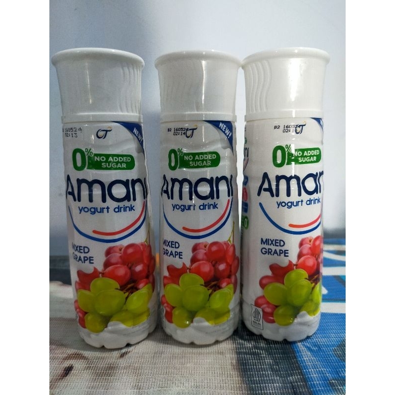 Jual Amani Yogurt Drink Rasa Mixed Grape 250 ml | Shopee Indonesia