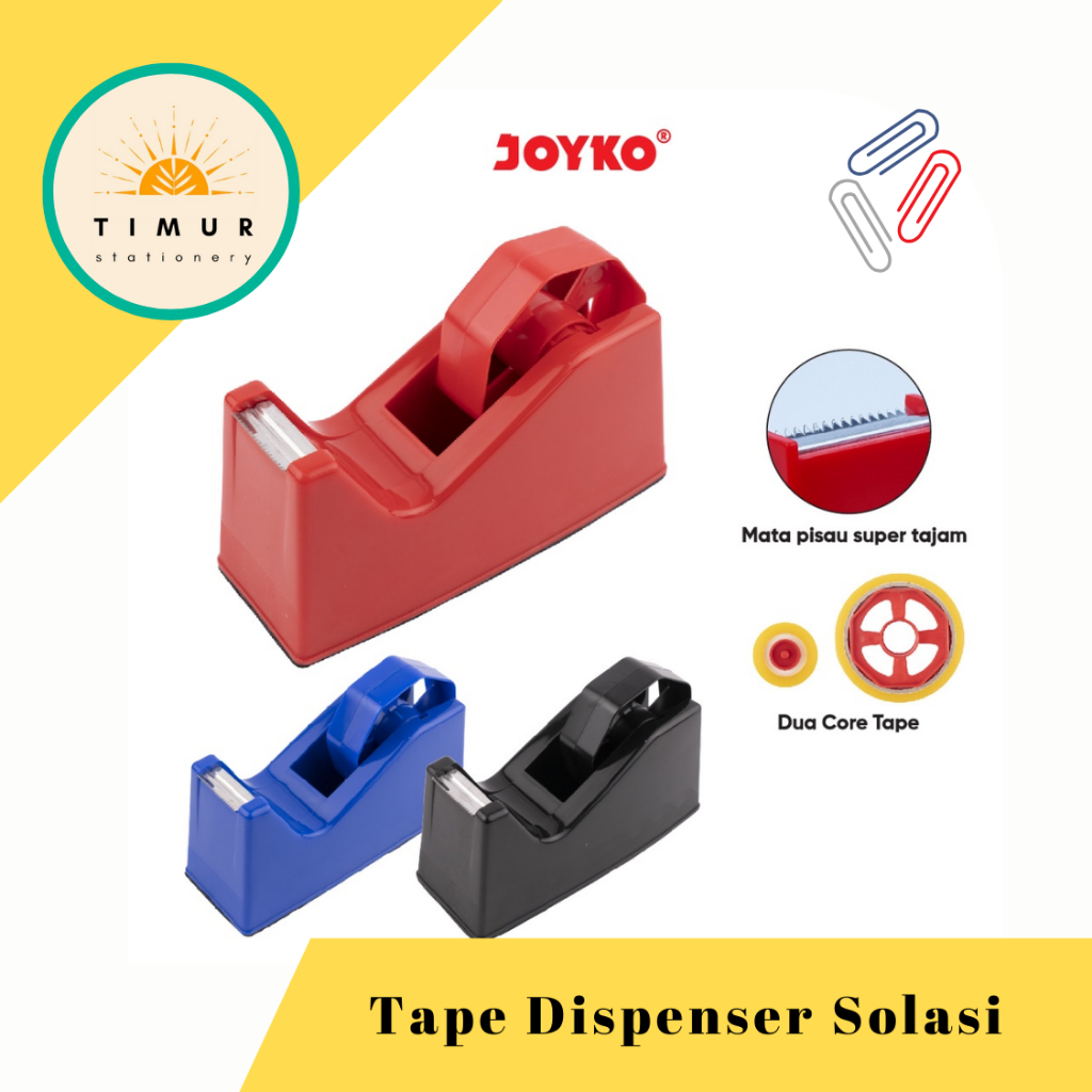 Jual Tape Cutter / Tape Dispenser / Tempat Isolasi Joyko TD-103 ...