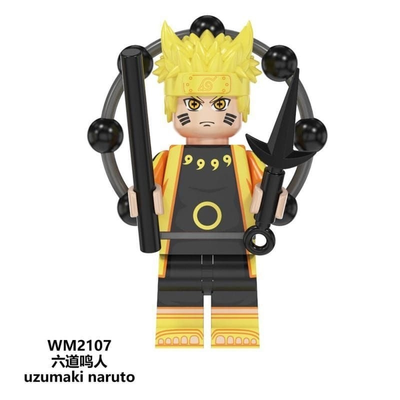 Jual Mini Action Figure Uzumaki Naruto Rikudou Sennin Mode Brick Mainan ...