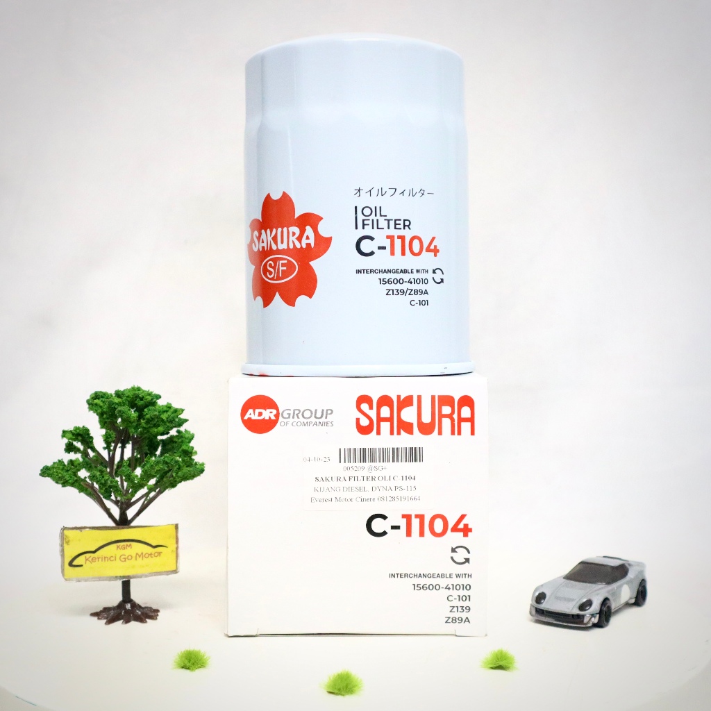 Jual FILTER OLI C-1104 SAKURA - FILTER OLI KIJANG DIESEL SAKURA C1104 ...