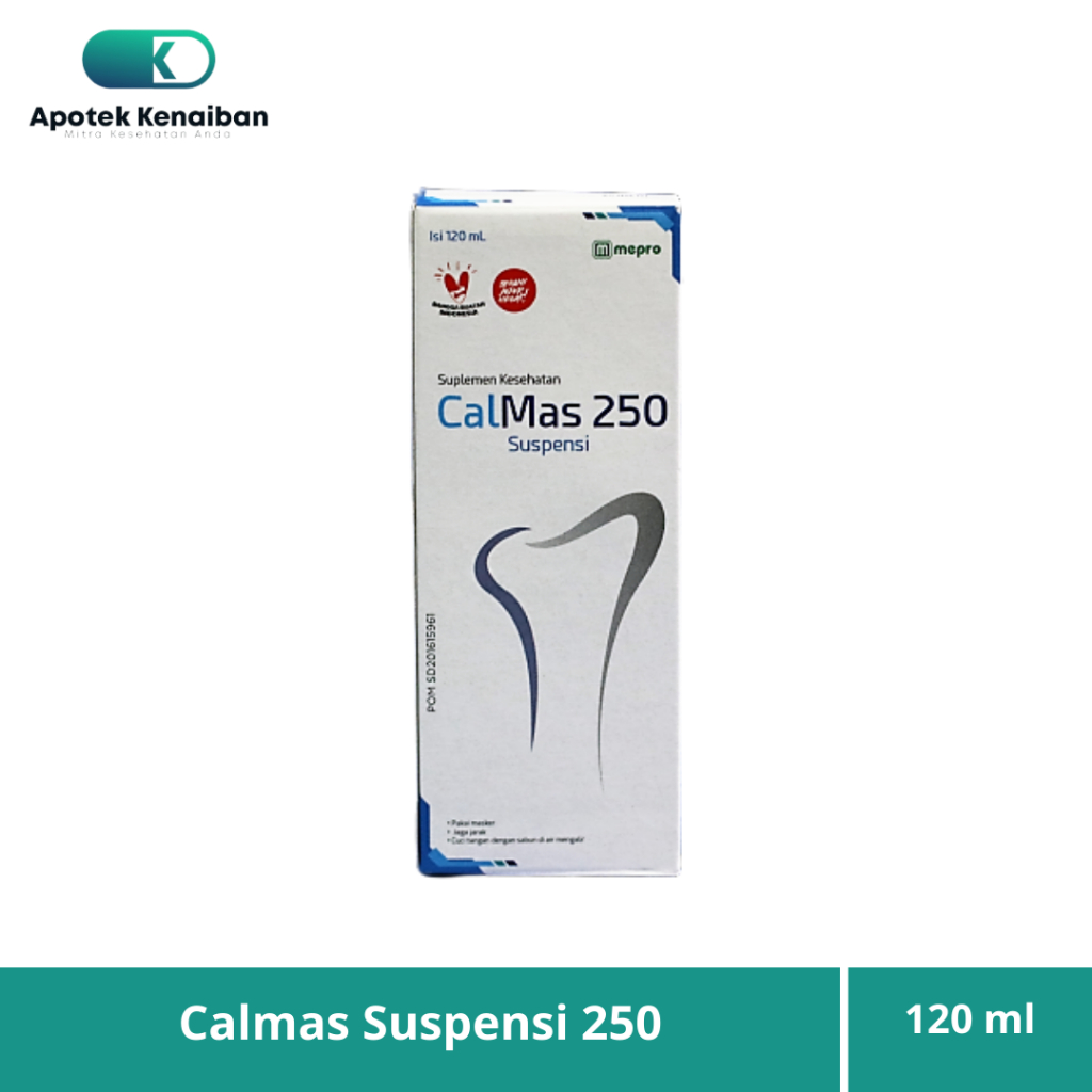 Jual CALMAS SYRUP 120 ML / KALSIUM PENINGGI BADAN PADA ANAK | Shopee ...
