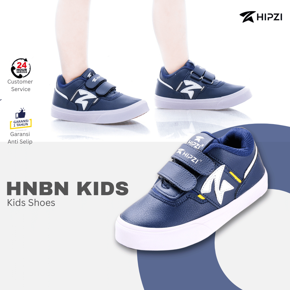 Jual HIPZI Sepatu Sneakers Anak Laki Laki & Perempuan Sekolah Sd Tk ...