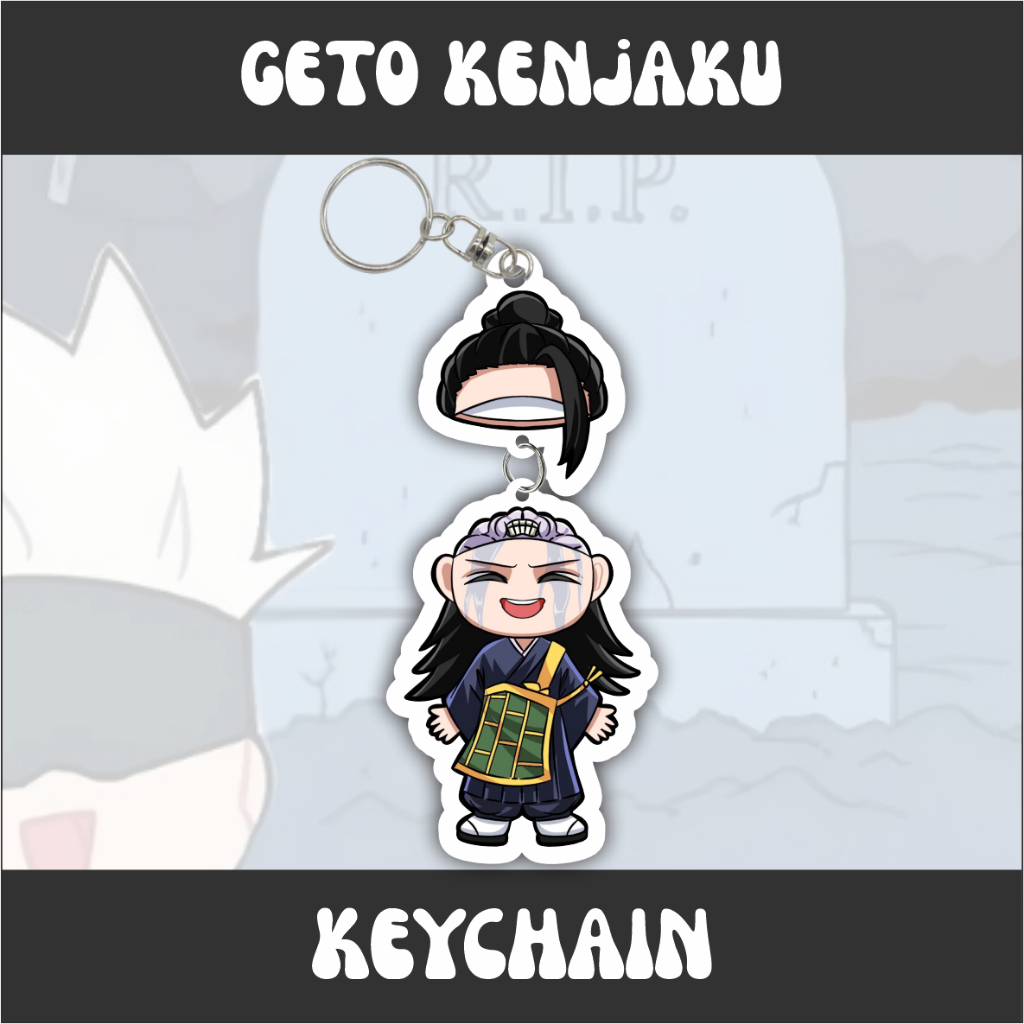 Jual (2 SISI) GANTUNGAN KUNCI JUJUTSU DEAD GOJO KIKO | NANAMI | TOJI ...