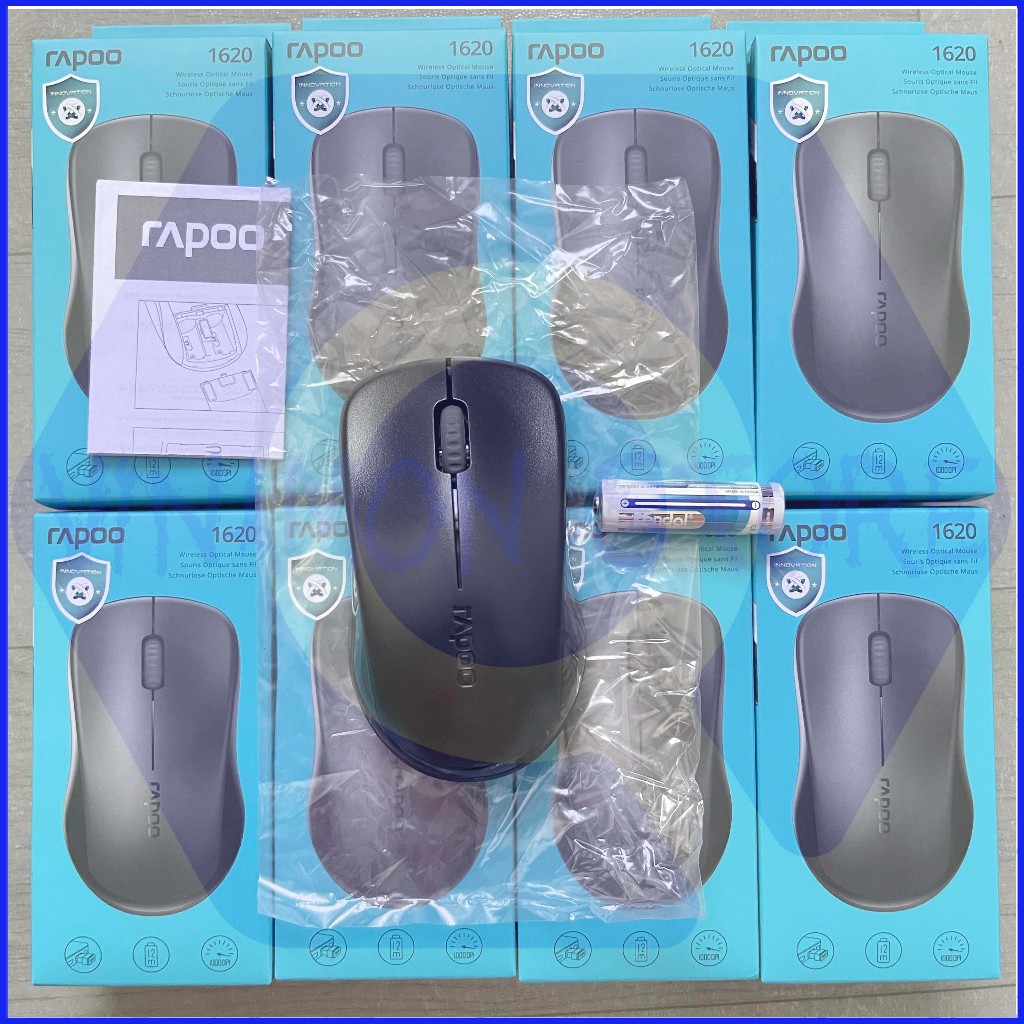 Jual Rapoo 1620 Mouse Wireless Office 2.4GHz | Shopee Indonesia