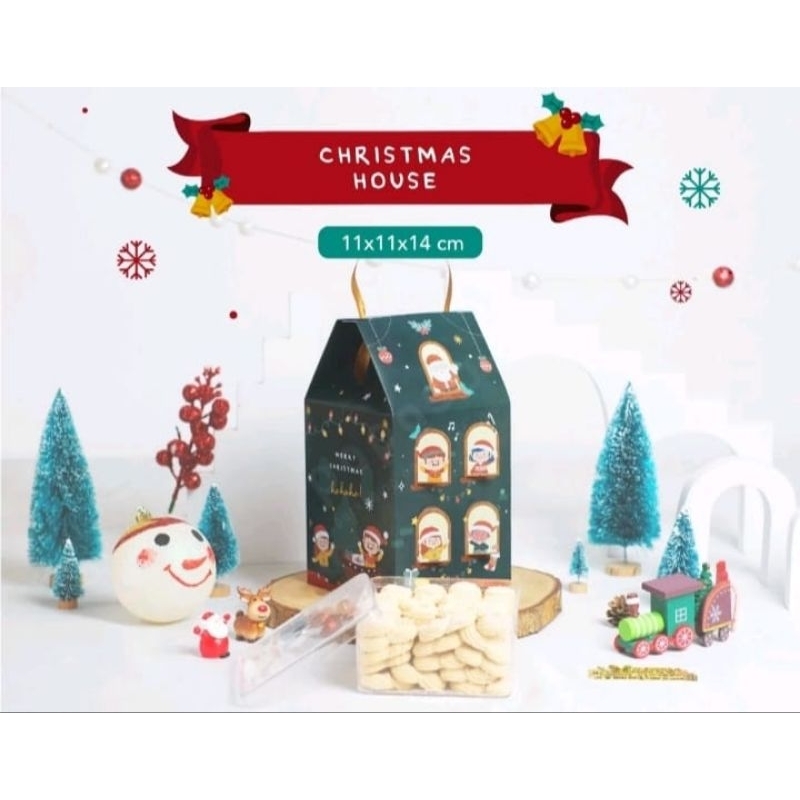 Jual Box Natal 2 toples 300gr HT112 box Cookies natal box natal cookies ...