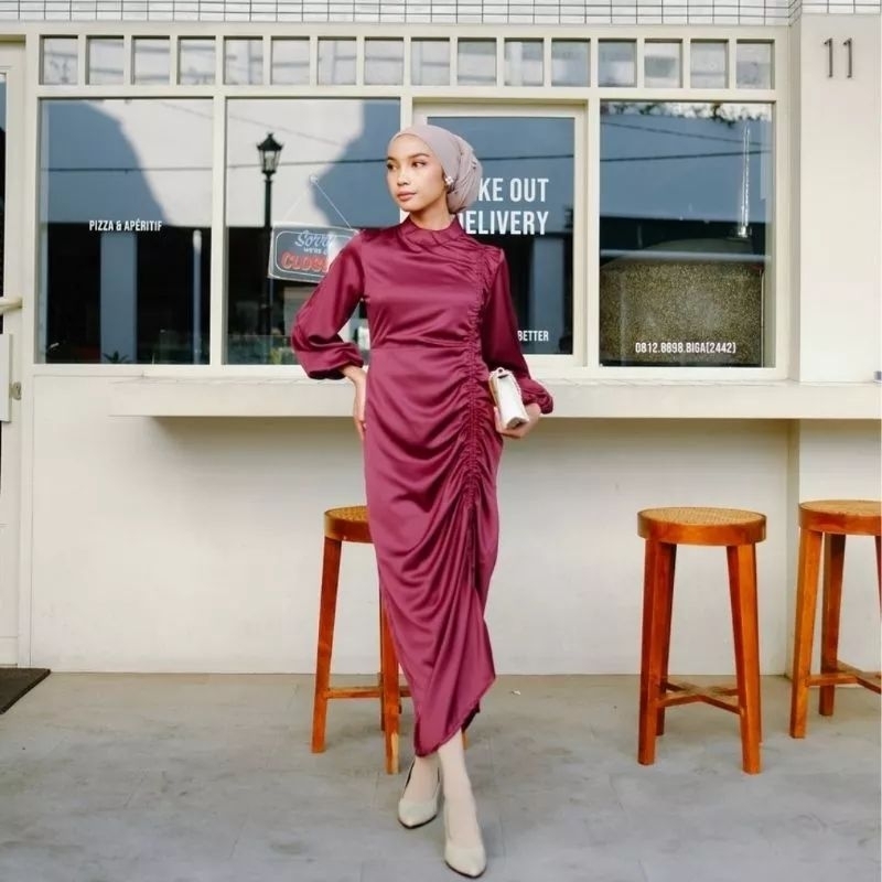 Jual Gamis Pesta Mewah Elegan Gamis Dewasa Dress Remaja Kekinian ...