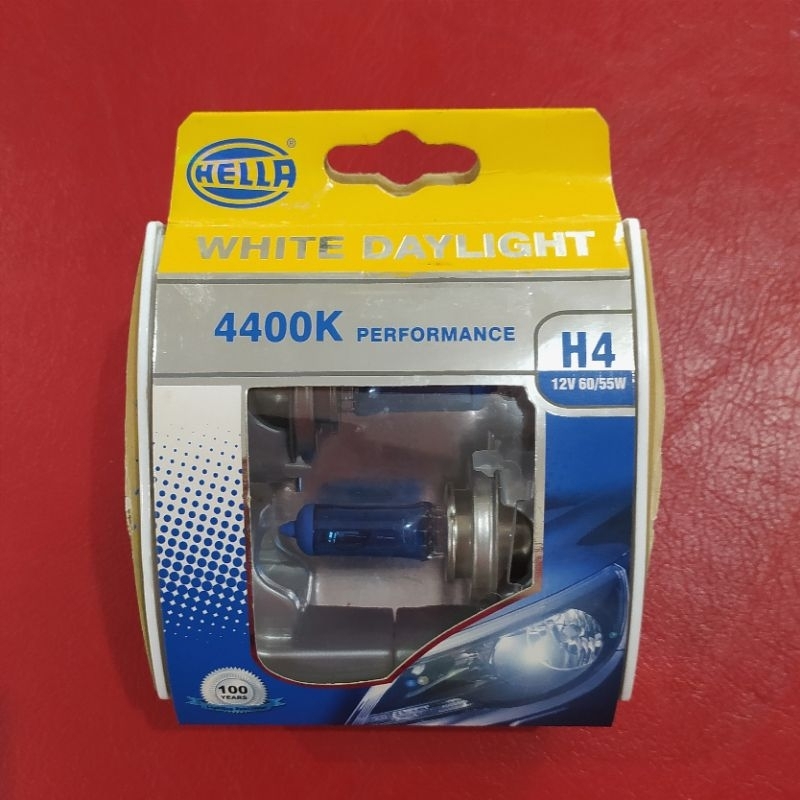Jual Bohlam Hella H4 4400K White Daylight Xenon | Shopee Indonesia
