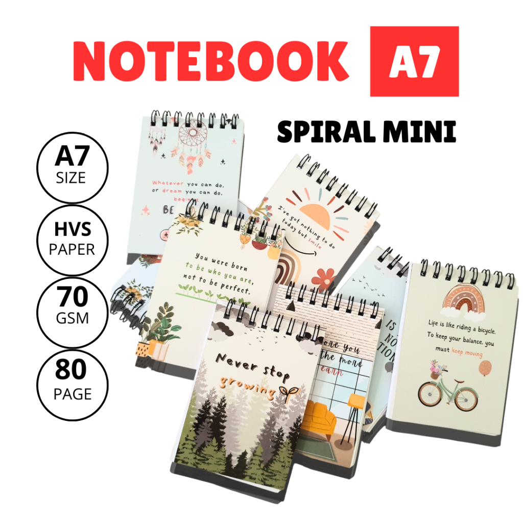 Jual NOTEBOOK A7 | NOTEPAD | JOURNAL | AESTHETIC | Shopee Indonesia