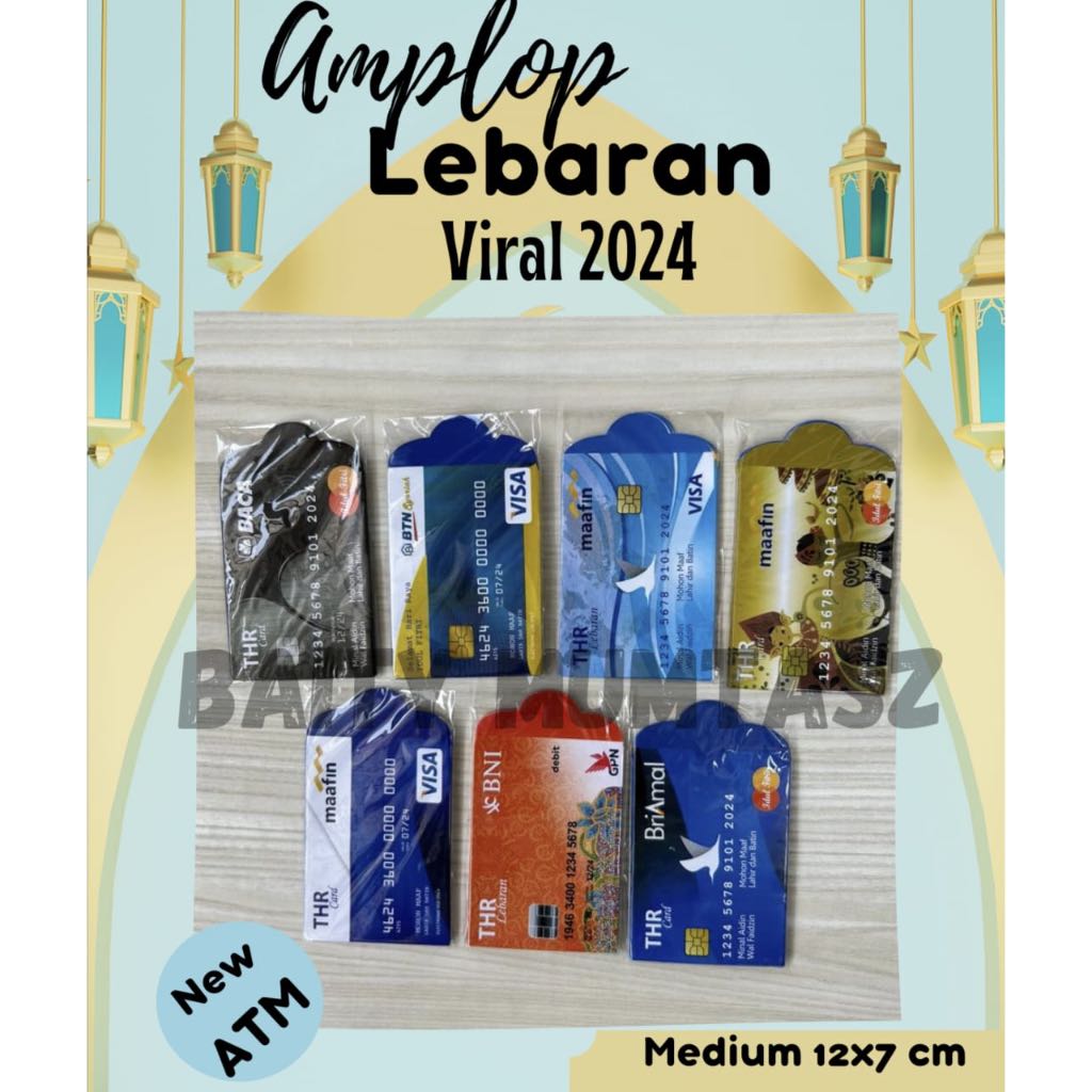 Jual Baity Mumtasz - Amplop Lebaran New ATM Bank 1PACK isi 10 PCS ...