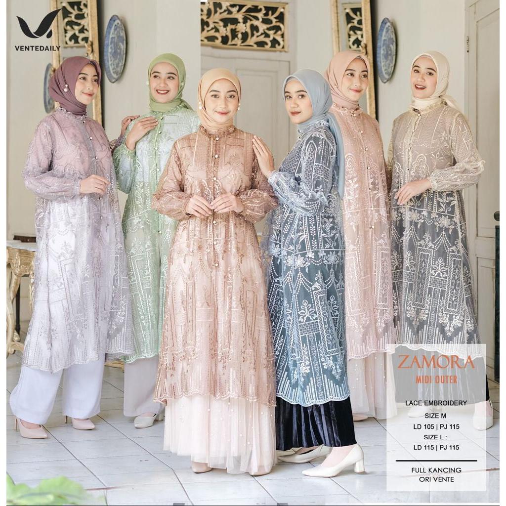 Jual VENTEDAILY ZAMORA OUTER BROKAT TILE - cardigan brokat model ...