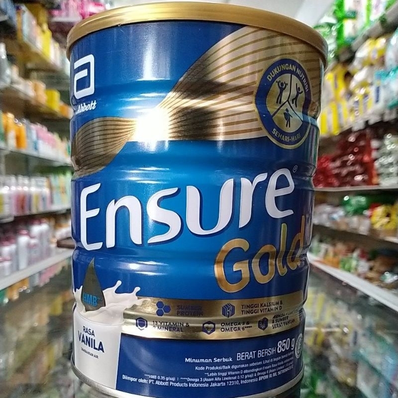 Jual Ensure Gold vanila 850g | Shopee Indonesia