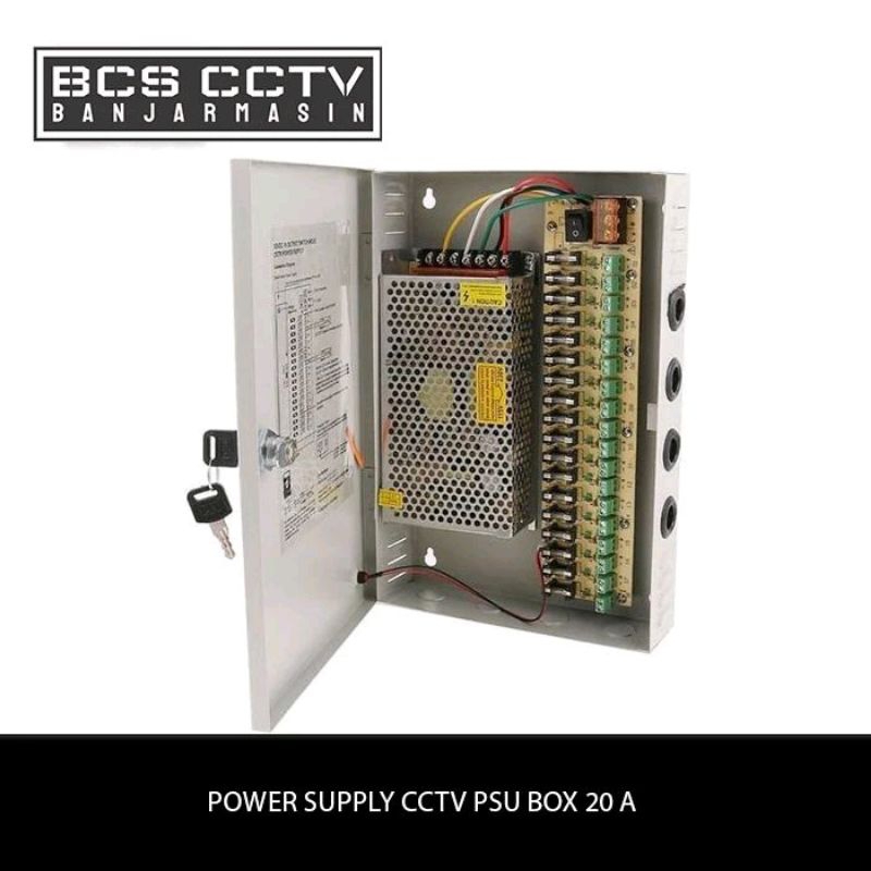 Jual POWER SUPPLY CCTV 12V 20A BOX | Shopee Indonesia